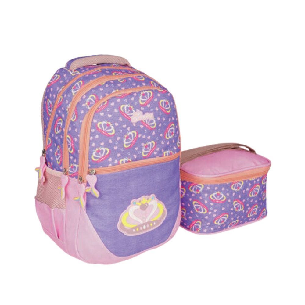 Kocak Girls School Bag & Lunch Box - Heart 1350 | Shoe Park